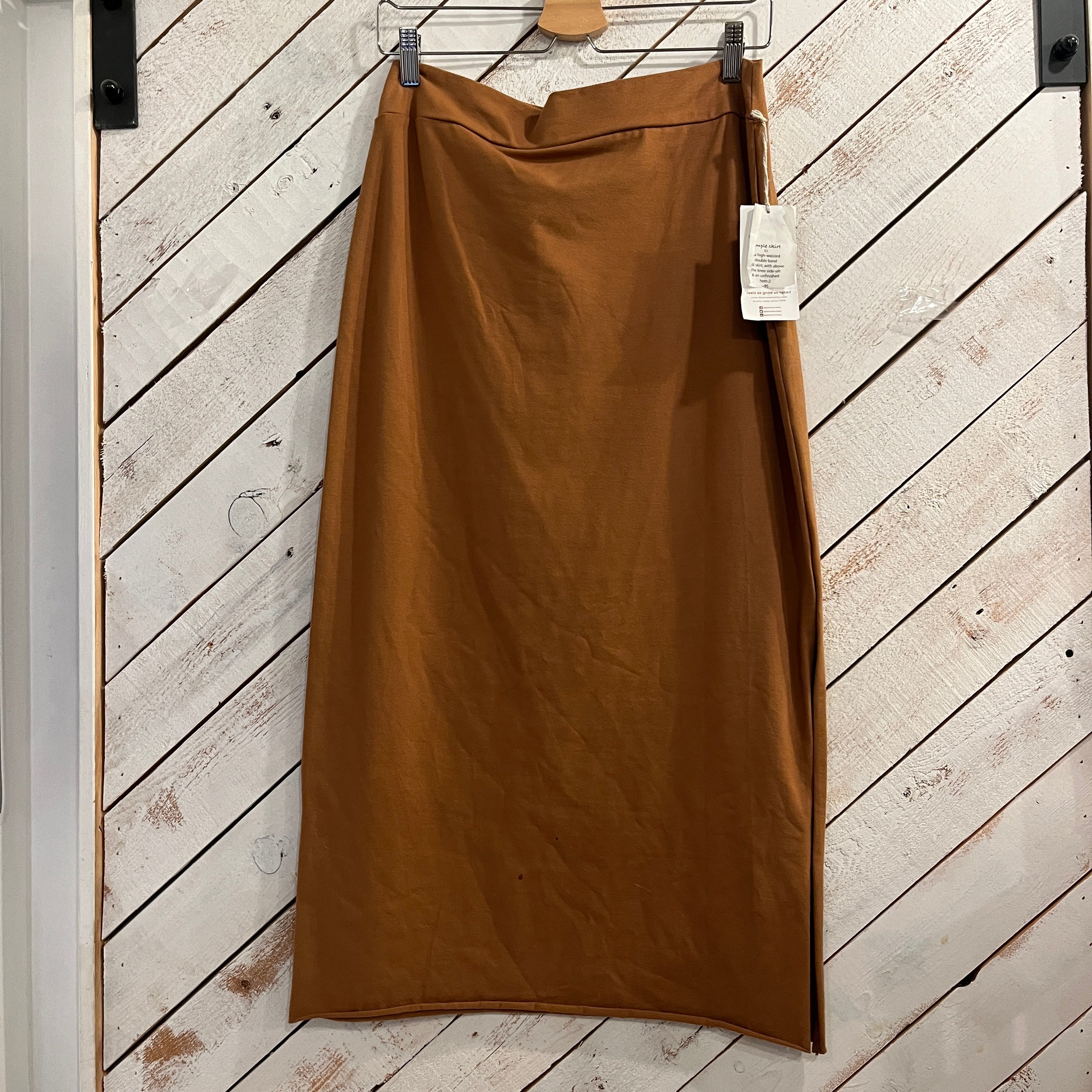 OUT of the BOX SALE Temple Skirt I Tobacco in L – Downtown Betty